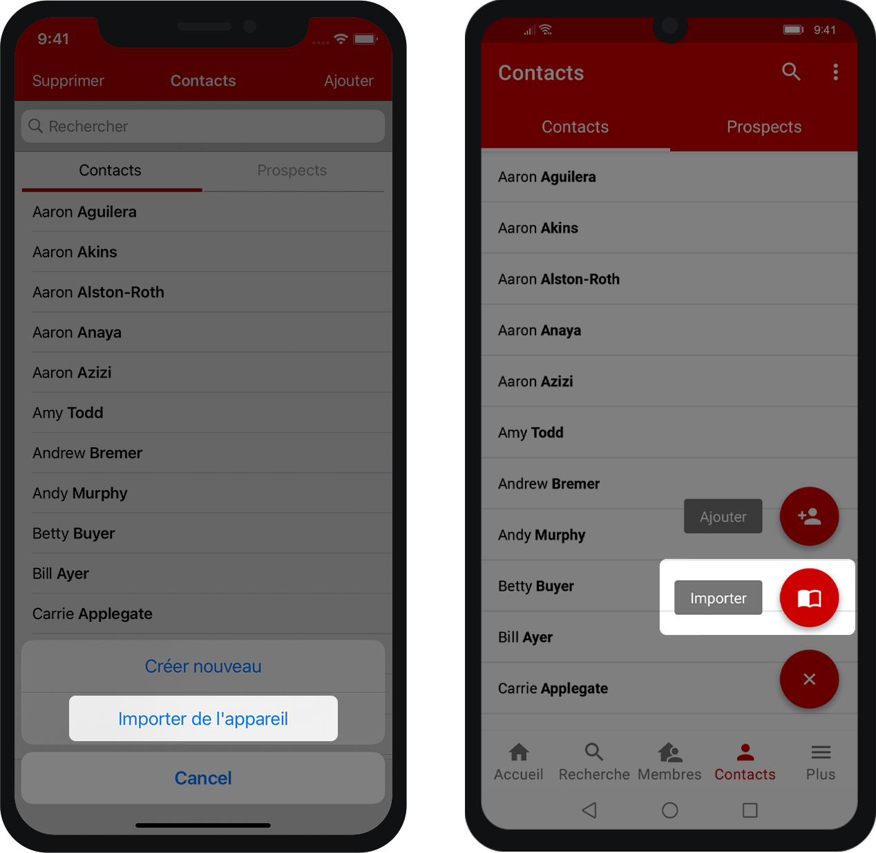 L'Appli Prospects Mobile - Démarrage rapide – Logiciel Prospects Inc.